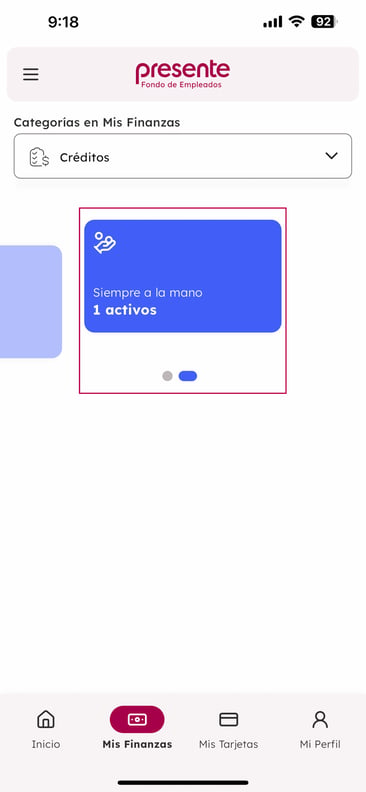 Cómo realizar abonos a tus créditos en la app Presente