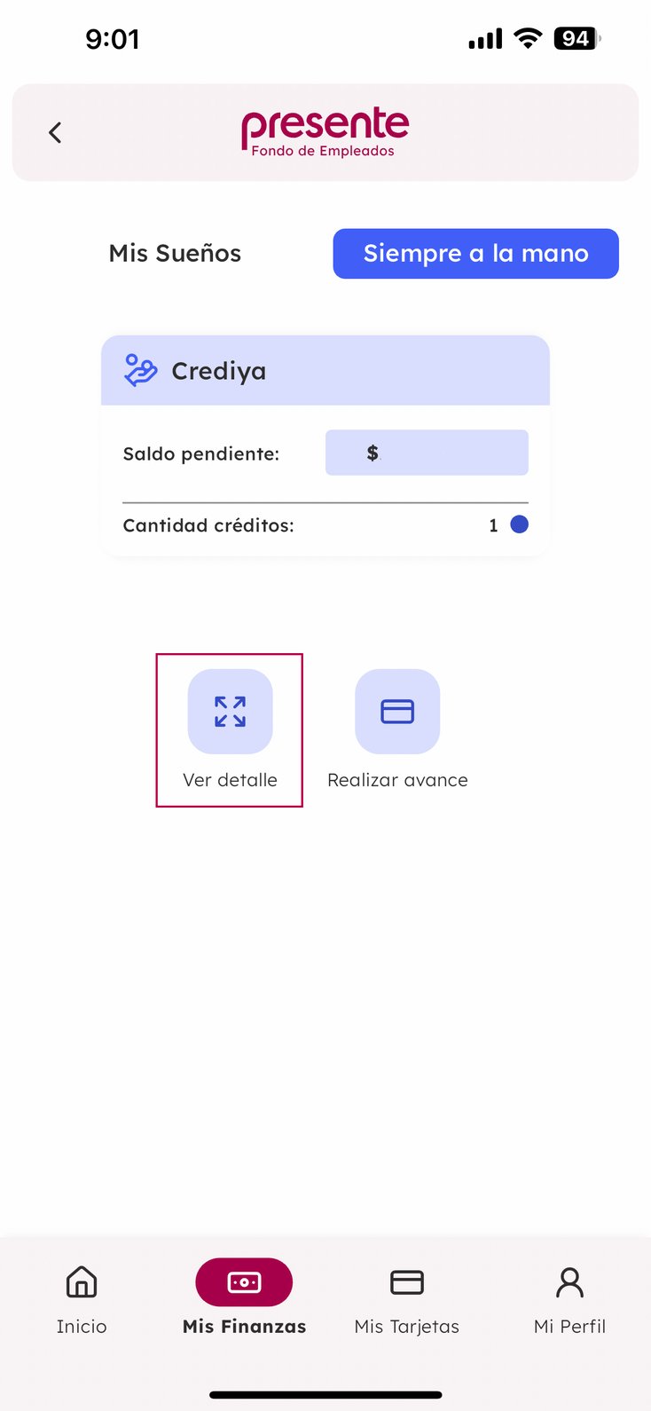Cómo realizar abonos a tus créditos en la app Presente
